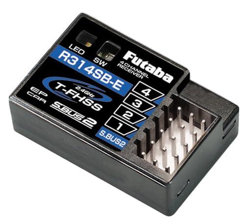 双葉電子工業 RECEIVER R314SB-E (カー用T-FHSS方式・電動専用レシーバー) 00107346-3カー用T-FHSS方式の4ch電動専用アンテナ内蔵型レシーバーです。