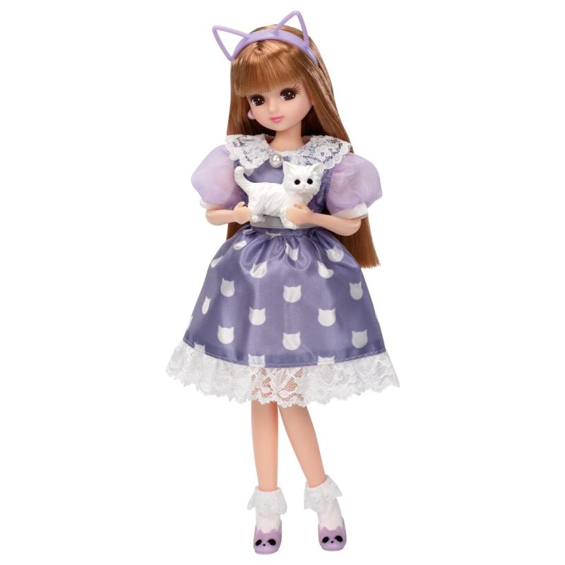 タカラトミー リカちゃん ドレス LW-16 ねこちゃんだいすき 着せ替え おままごと おもちゃ 3歳以上(C) TOMY電池は使用しません。