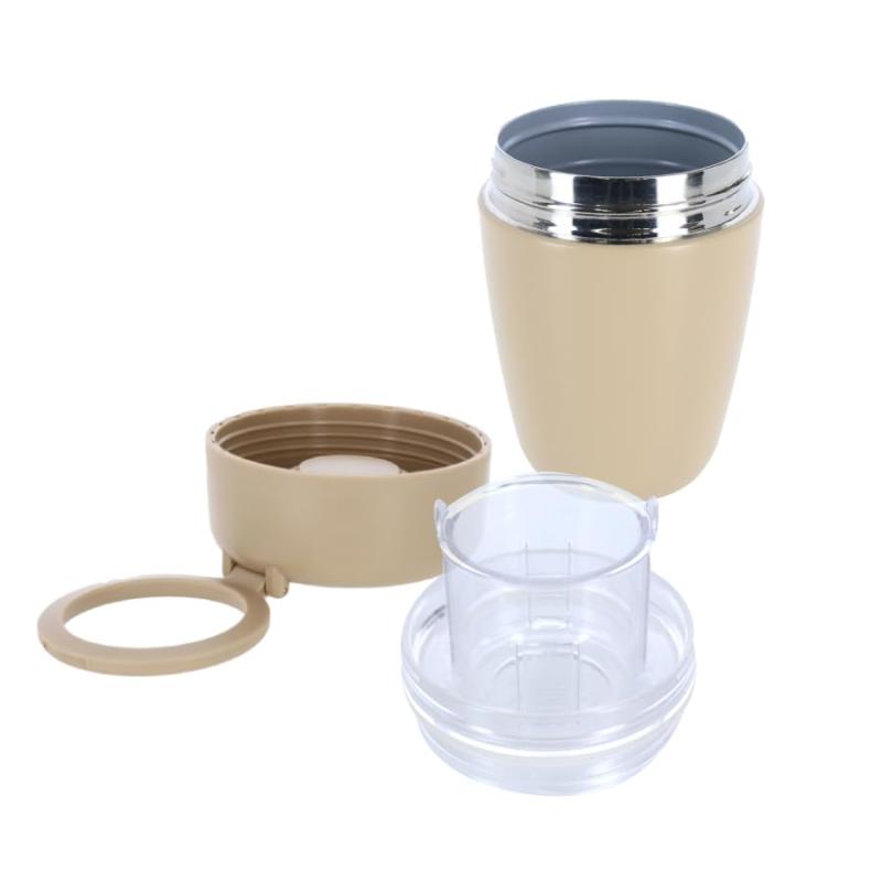 MOTTERU モッテル どこでもドリップ サーモボトル | サーモステンレス サーモステンレスボトル ホットコーヒー コーヒー 魔法瓶 真空二重構造 保温 保冷 水筒 プレゼント ギフト くすみ アーコーヒー豆を意識した丸みがあるかわいい...