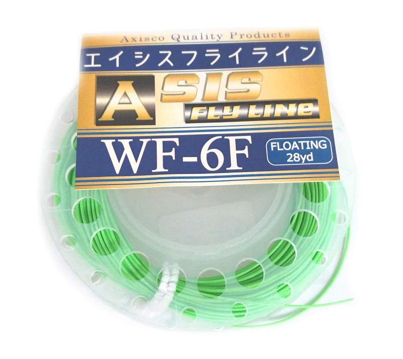 アキスコ(AXISCO) エイシス フライライン/WF-6F/インセクトグリーンビギナーからベテランまで、気軽に扱えるオーソドックスなテーパーのフローティングフライラインです。ナイロンマルチフェラメントのコアにPVCコーティングを施しました...