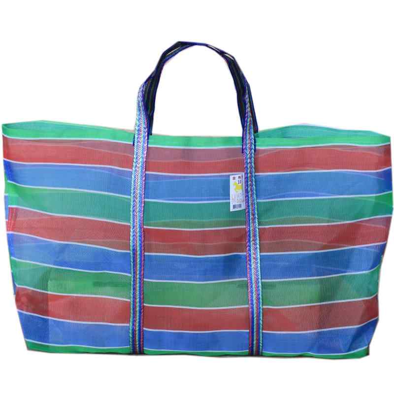 [FAAS] 台湾 漁師網トートバッグ - プール/ショッピング/旅行/温泉/買い物/砂遊び/水泳/着替え収納用 大容量 浴室 海水浴 収納力台湾土産として人気の高い茄芷袋（カァチィアー ダイ）材質：ポリエステル製造：台湾水に強く丸洗いでき...