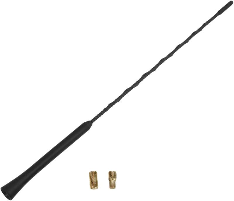 JUTOSU カーアンテナ 自動車用 AM/FM 汎用 ショート ルーフ 信号 交換用ロッド【高品質な素材】車のアンテナは、優れたゴム素材で作られた、この普遍的な自動車用アンテナは頑丈で、老化しにくく、長時間の使用でも耐摩耗性に優れています...