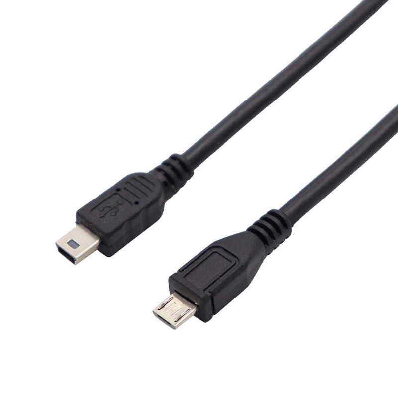 ViViSun Micro USB-B to USB mini-Bケーブル オスtoオスタイプ Micro-B to Mini-B 高速充電+高速データ伝送ケーブル長さ:0.25m。　　線芯材質：全銅。コネクター形状:USB (microタ...