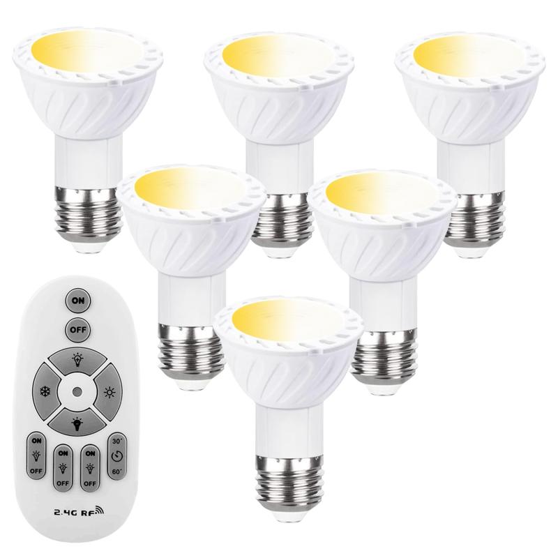 SenMeiGuang E26 LED電球 60W形相当 電球色 昼白色 口金直徑26mm 全光束600lm ハロゲン電球,3000K,6000K,AC100V,6.5W LEDスポットライト非調光対応密閉器具対応高演色性広角60°省エネ一...