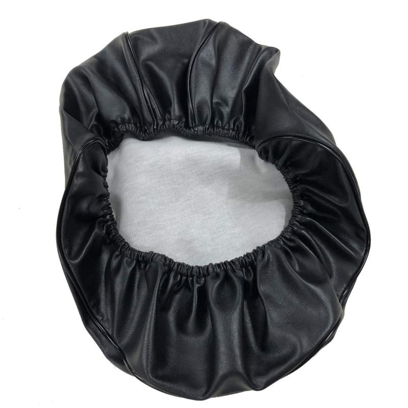 ホンダ ディオ (AF62)(2004～2007) 4ST 黒 専用設計 シートカバー 被せる 強力ゴムタイプ 日本製(厚手生地)【生地色：黒/パイピング色:前後 黒】CHRIS-HCR1008-C10