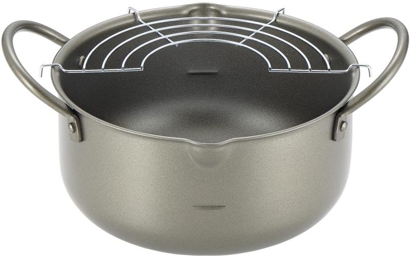 エポラス あねしす 特厚深型天ぷら鍋 (アミ付)