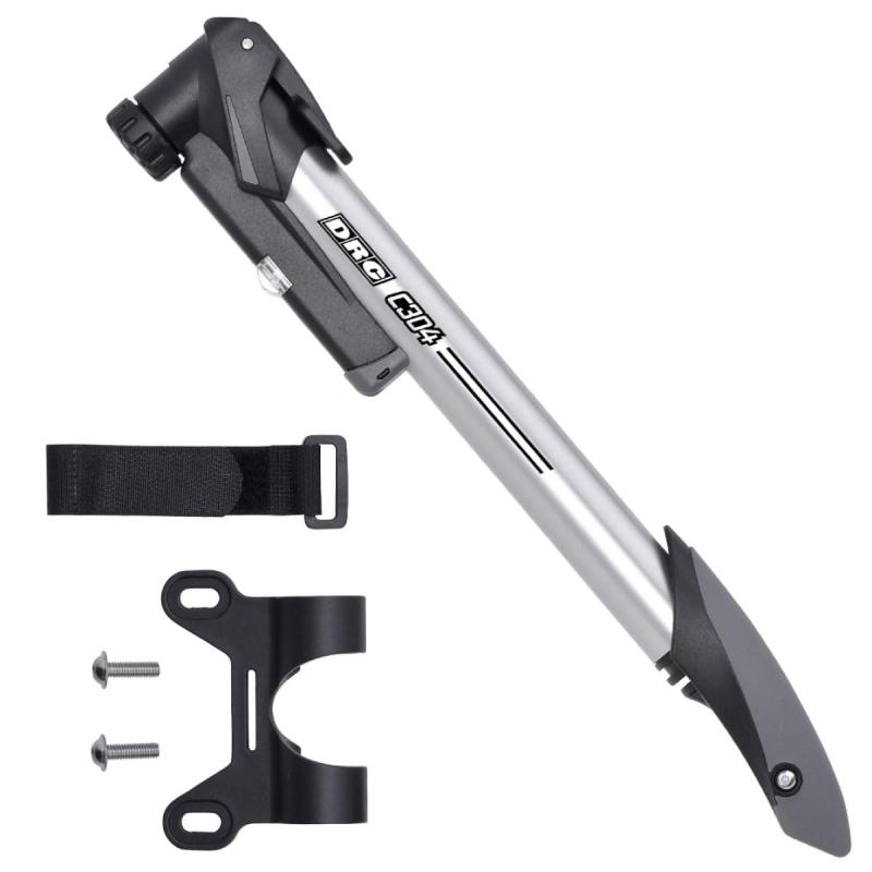 ディーアールシー(DRC) C304 2WAYミニポンプ 最大空気圧:820kPa/120psi モーターサイクル/MTB専用ミニポンプ 押しても引いてもエア充填 米式・仏式バルブ対応 サイクルホルダー付属 ダートフリーD9983と旧品番:...