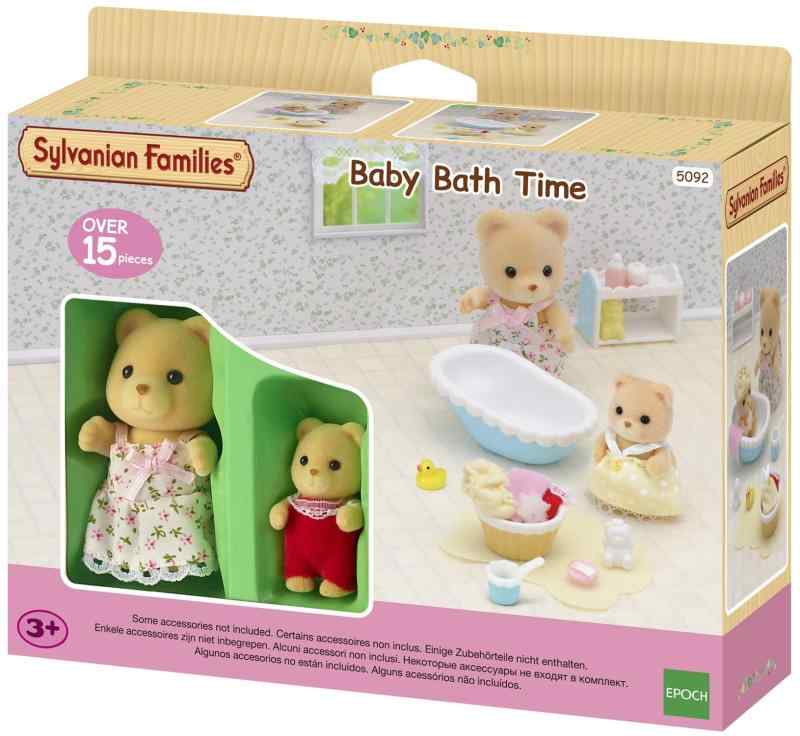 Sylvanian Families Baby Bath TimeUK　シルバニアファミリー　ベビーバスセット　（クマ）　BABY　BATH　TIMEお人形入り