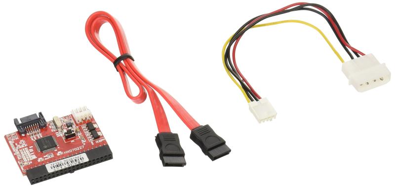 変換名人 M/B上のIDE → SATA変換アダプタ I 型 IDE-SATAIM端子 : IDE 40ピン(オス) - SATA(7ピン・オス)