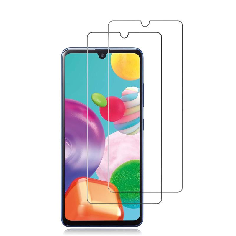 【二枚】FOR Galaxy A41 用のガラスフィルム for Galaxy A41 SC-41A 用のフィルム 液晶保護フィルムfor Galaxy A41 SC-41A 用のケース 強化保護ガラス 硬度9H 衝撃吸収/透過率高/指紋防...