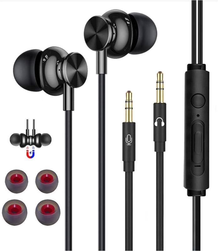 イヤホン 2M 有線 3m ヘッドホン