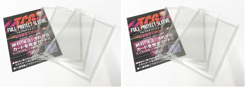 河島製作所 FPSW-3 TCGフルプロテクトスリーブ Wサイズタイプ 3個組