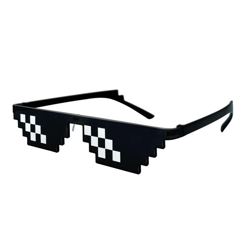 [Lorigun] Thug Lifeサングラス ピクセルモザイクメガネ パーティーグラス MLGシェード (12ピクセル)Thug LifeサングラスMosaic Glasses パーティーメガネ MLG Shades 二次元の小道具めが...