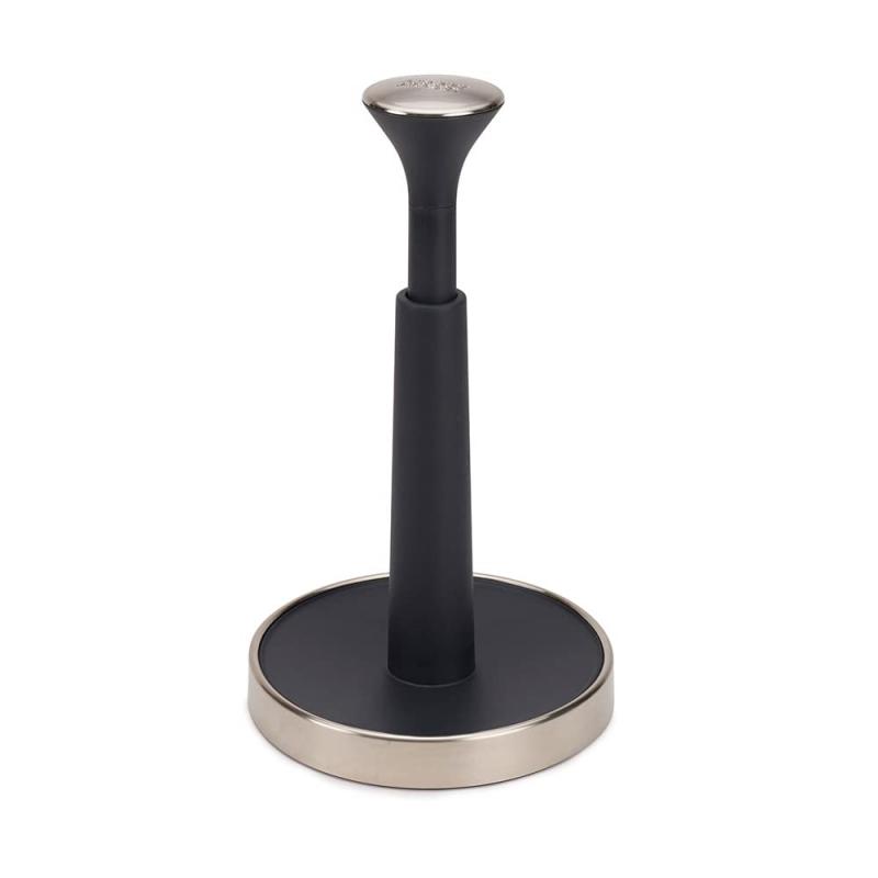 Joseph Joseph (ジョセフジョセフ) キッチンペーパーホルダー プッシュ&amp;テア キッチン 収納 グレー 【正規品】 85140サイズ:16 x 16 x 28 cm上部をプッシュするとロールがロックされて、キッチンペーパ...