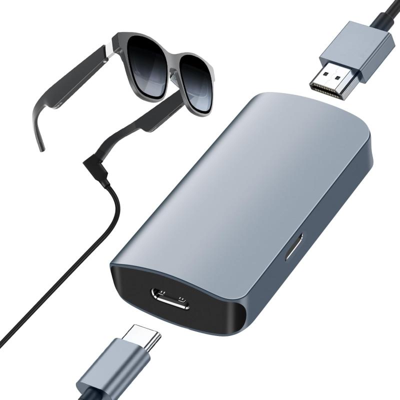 HDMI to USB Type C 変換アダプタ Xrea-l Air One pro2 AR スマート グラス 4K@60Hz HDMI モニター拡張 変換アダプター