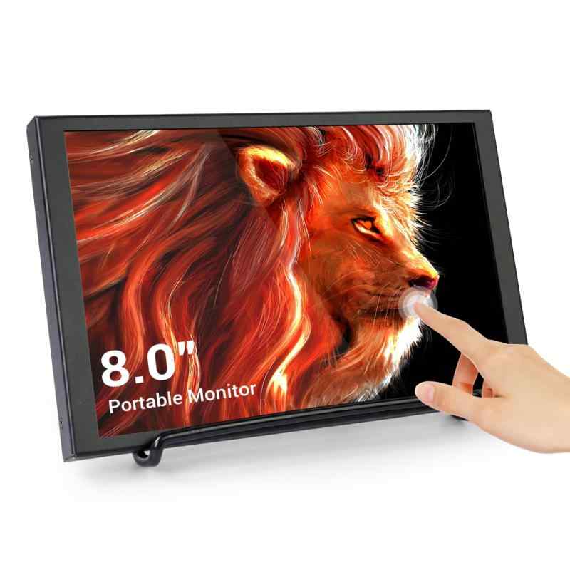 ELECROW ポータブルモニター – IPS液晶 1280×800解像度 HDMI対応 USB給電 Raspberry Pi/Jetson Nano/Windows PC/ゲーム機対応 軽量薄型 小型ディスプレイ