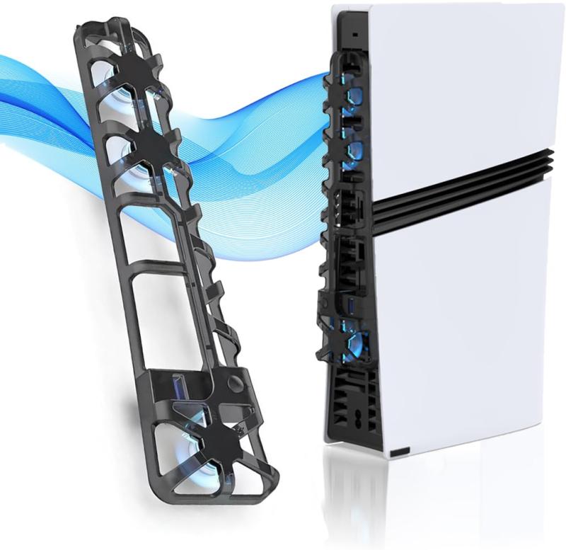 【新型 PS5 PRO 対応】PS5 PRO 冷却ファン Blitzowl 新型PS5 ファン PS5 周辺機器 LEDライト PS5 PRO 対応 ディスク版 デジタル版 PC 兼用