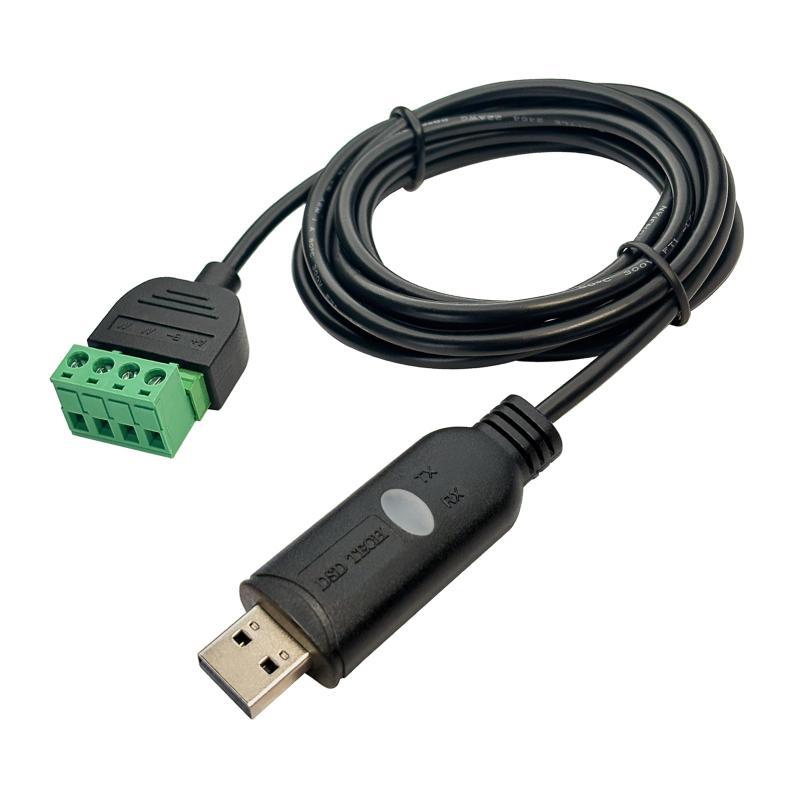 DSD TECH SH-U14 USB-RS485ケーブル FTDIチップ内蔵、ターミナルボード付き 1.8M / 5.9FT高品質：DSD TECHは、産業用のUSB-RS485アダプターを提供します。このRS485データケーブルの長さは...