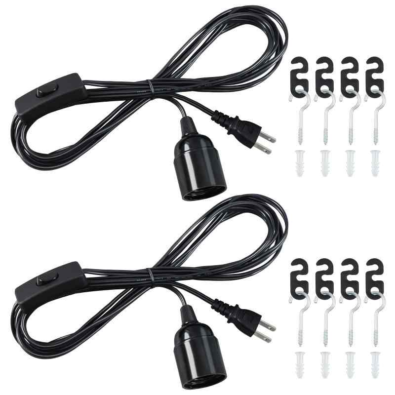 電球ソケット E26 コード付き ソケット コンセント