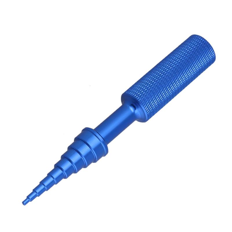 Mxfans 2-14mm N10235 アルミ合金 RCベアリング 簡単インストール 解体ツール モデルカー用 (ダークブルー)【サイズ】11.3×1.5cm/4.45×0.59インチ(長さ×直径)。【適用範囲】製品モデル：N10235;...