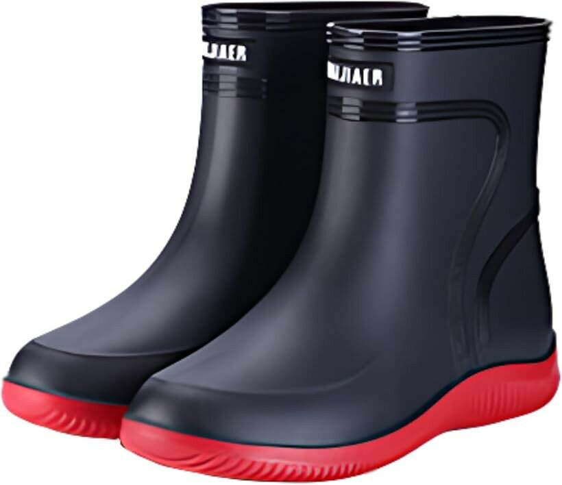 バリエーションコード : 2bu35qdcck商品コード2bu06iwiny商品名メンズ レイン シューズ 防水 雨 園芸 農業 通勤 ショート丈 長靴 釣り 通学 梅雨 学校 無地ブランドCALM.stカラーブラックレッドサイズ等24.0...