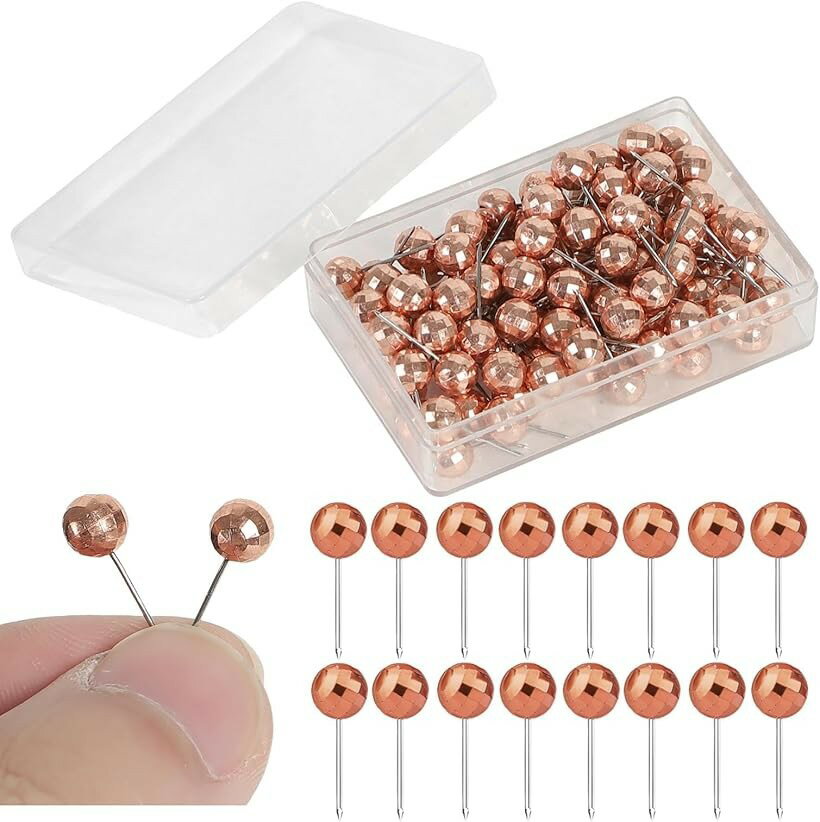 バリエーションコード : 2b9h2pc6ls商品コード2b9h2s483q商品名ボールピン 画鋲 画びょう 石膏ボードピン おしゃれ インテリア 100個セット ローズゴールドブランドfogmanカラーローズゴールドサイズ等17mm「重厚...