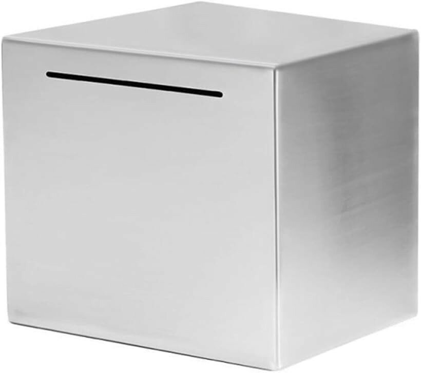 バリエーションコード : 2b4i8cqutu商品コード2b4q1sg359商品名簡単に開かない貯金箱 ステンレス 正方形 貯金箱 大容量 マネー バンクブランドQueen-bカラー15x15cmサイズ等ワンサイズ・入れたら最後...取り出...