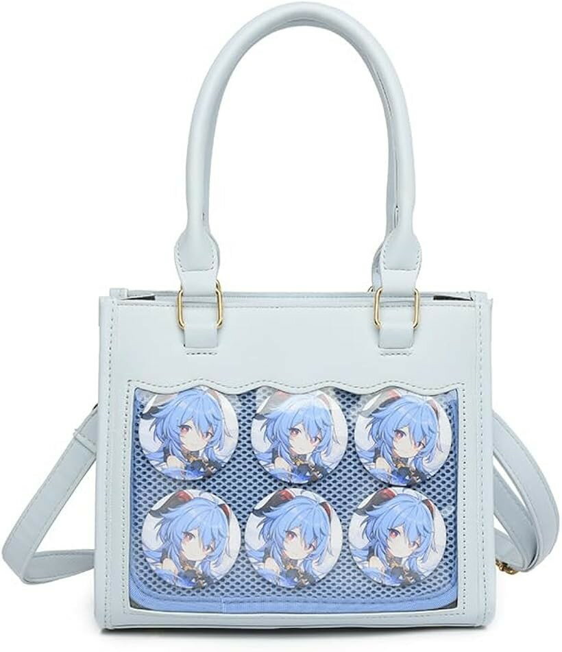バリエーションコード : 2bjxw952x0商品コード2bjxwy8sg3商品名痛バッグ 小さめ ミニ ハンドバッグ ショルダーバッグ トートバッグ 2WAY 痛バック 推し活バッグ レザー調 かわいい おしゃれブランドHARGIO(ハル...