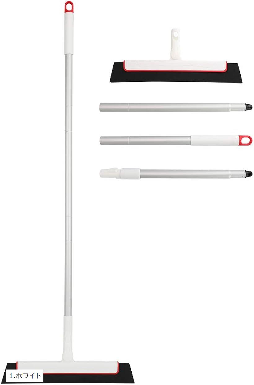 ・「柔軟なEVA発泡ゴム」ヘッド部分は発泡ゴムので、埃、髪、水などのゴミが綺麗に取り除くことができます。地面に傷を付けずに掃除できます。・「スクイジーとして大人気です」普通の掃除だけでなく、水切りワイパーとしても活躍します。窓、壁、鏡、地面...