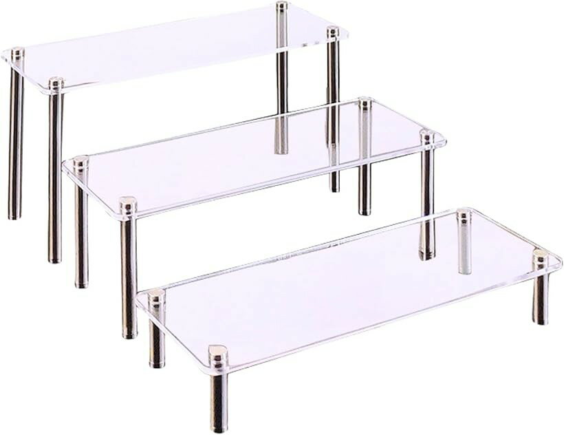 バリエーションコード : 2b9r9qo663商品コード2b902x24ly商品名アクリルステージ 3段 ディスプレイスタンド 組み立て式 陳列棚 フィギュア棚 アクリル展示台ブランドpokieleカラークリアーサイズ等3段 40cm幅 5...