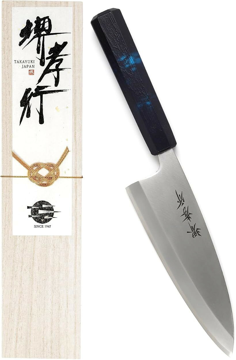 バリエーションコード : 2b94okius5商品コード2b94o9ks16商品名堺孝行 プロの料理人が愛用する包丁ブランド 出刃包丁 165mm 魚 捌き 包丁 ステンレス 右利き用 型番deba16501ブランドKitcheNavi「堺...