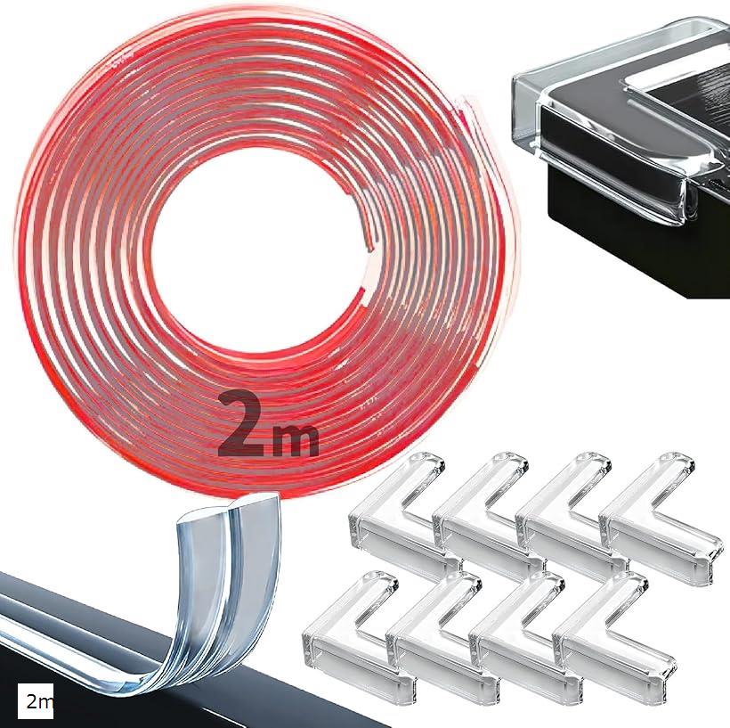 ・赤ちゃんにとって家には危険がいっぱい。本棚・階段の角・テーブルの角・机の角などなど。自由なカタチと長さでカバーしましょう。・90度の角も、直線も、曲線も。コーナーガードと角ガードでフルカバー。・必要なのは安心感と使いやすさ。信頼できるクッ...