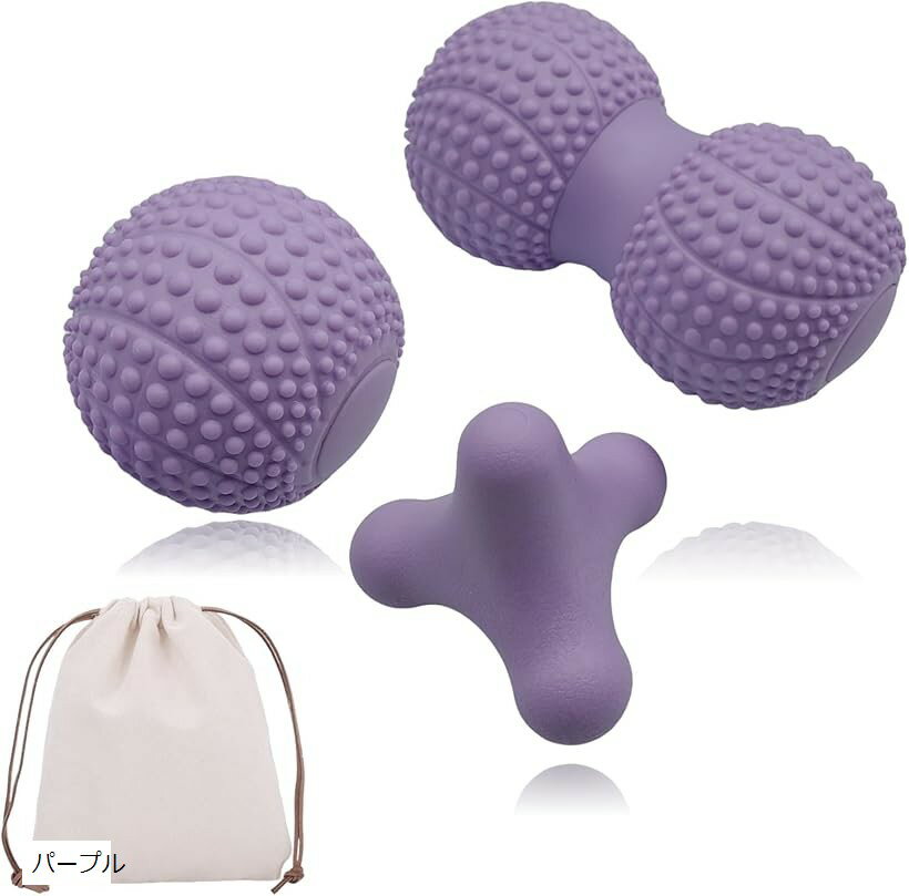 「商品基本仕様」全身ほぐし筋膜リリースする マッサージボール 。筋膜を正しく刺激することでコリをほぐします。「3点をセットに」首、足、腰などそれぞれの部位に合わせて使い分けられるよう、3つのマッサージボールがセットに。筋膜リリースにより運動...