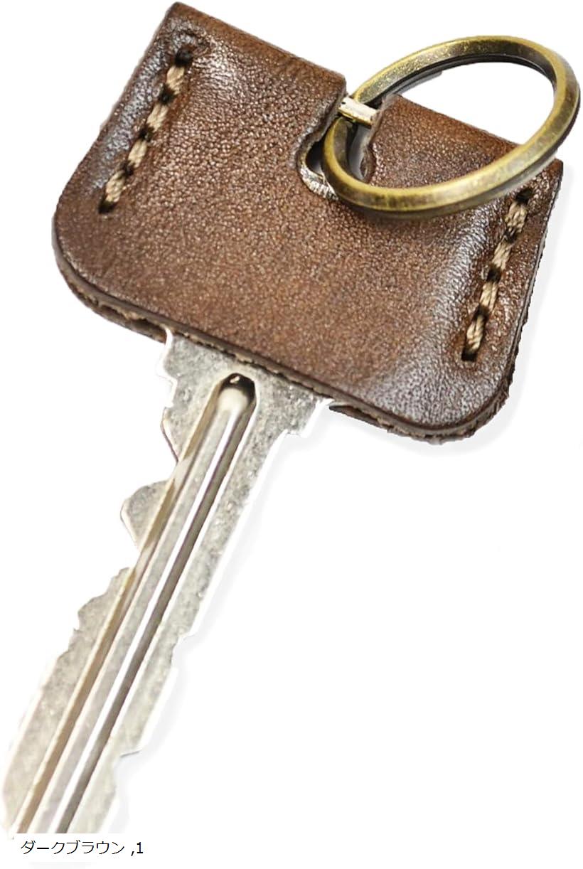 栃木レザーを使ったキーカバー、レザーと相性のいいアンティークゴールドの2重リング付きです。日本のタンナリー「栃木レザー株式会社」のフルベジタブルタンニングレザーを使用しています。カギのジャラジャラ音の軽減、個体ナンバーを隠せるので防犯対策に...