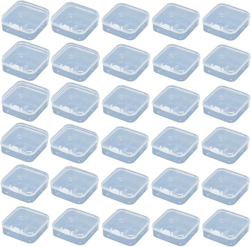 ・「大容量40個セット」小物の整理にお使いいただける、プラスチック製収納ケースです。大容量なので、散らかりがち、なくしがちな細かい部品やパーツ、手芸用品、薬などを種類ごとに整理できます。・「フタ一体型タイプ」一体型のフタ付きタイプです。フタ...