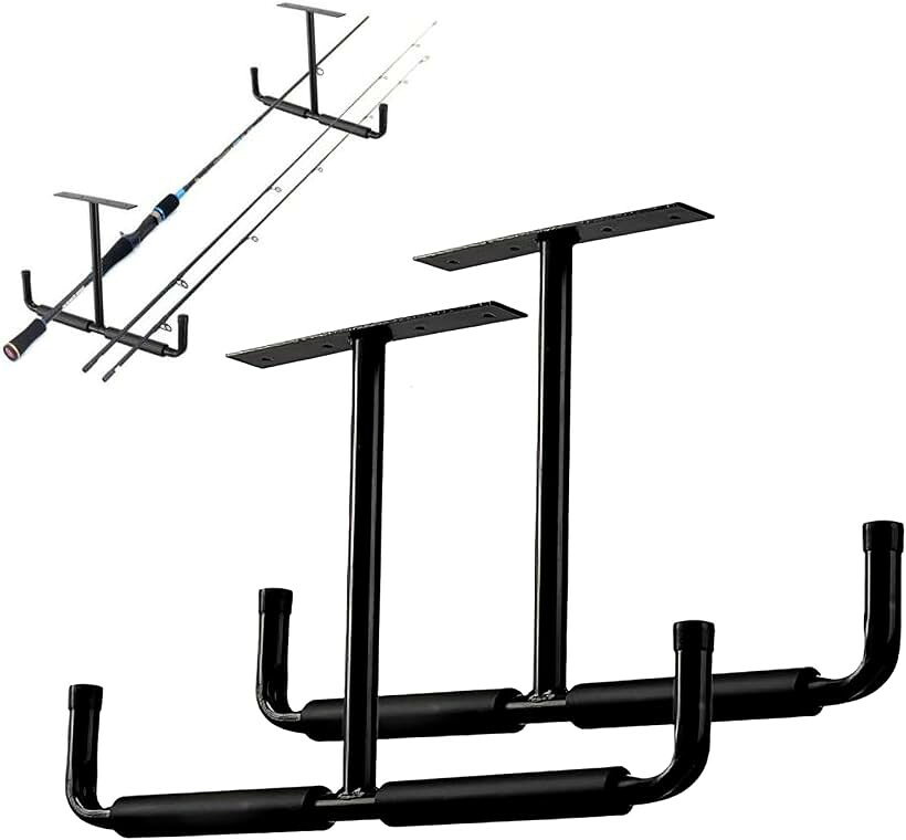 バリエーションコード : 2buv5691oq商品コード2buv58gfjv商品名釣り竿掛け ロッドホルダー 2個セット 壁掛け 天井収納 ロッドスタンド ガレージ 倉庫 木材 パイプ収納ブランドトカリリカラーブラック「釣り竿をすっきり収納...