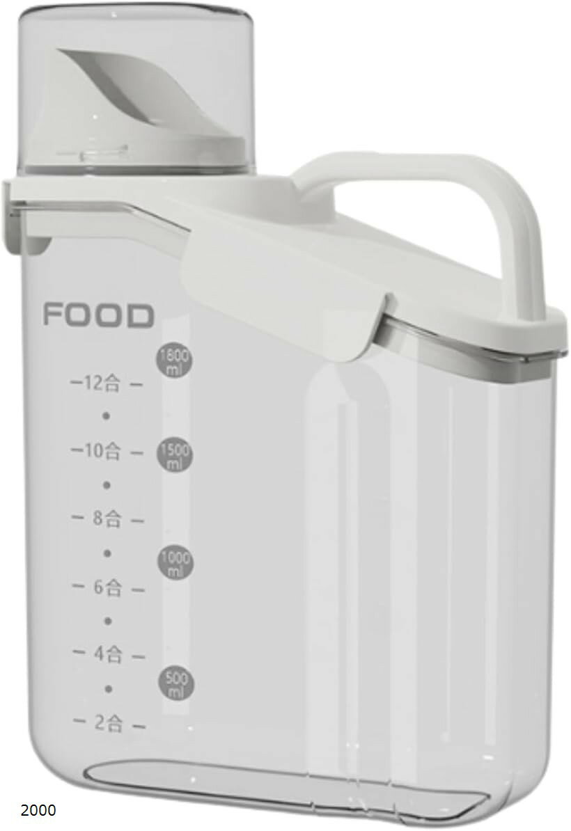 「湿気・虫を防ぐ密閉構造で鮮度キープ」フタのゴムリングがしっかり密閉し、ドライフードの酸化や湿気、虫の侵入をブロック。食いつきが落ちない新鮮な状態を長く保てる。「透明ボディで残量が一目瞭然」本体は高透明の素材で、フードの減り具合がすぐにわか...