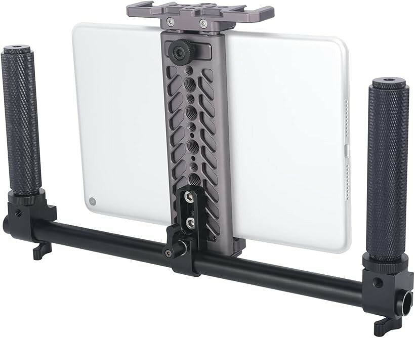 商品コード2b2h4f5926商品名互換品 タブレット用三脚ホルダー グリップキット アルミ製ハンドル付き iPad Pro/iPad Air/iPad/iPad Miniに適用 タブレットアダプター 三脚用 ipadホルダー 金属製 AR...