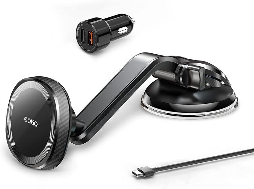 ・「iPhone 14 /13 /12シリーズ専用」iPhone14 /13 /12シリーズ、公式マグセーフケース対応のワイヤレス車載充電器です。ケースをご使用されている場合は、公式マグセーフケースのご使用をお勧めします。普通のスマホケース...