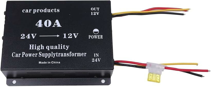 バリエーションコード : 2b2oucvtdc商品コード2b2ouc8sur商品名DCDC コンバーター 電圧 変換器 24V＞12V 変圧器 デコデコ ヒューズ付 過電圧保護 バックアップ 機能付 大型車 トラック 車 40AブランドCu...