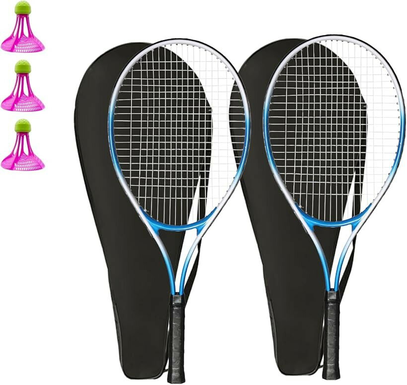 風を気にせず、どこでも楽しめる。このアウトドアバドミントンセットで、公園や広場があなたの新しいコートに。爽快なプレーで盛り上がろう。風の影響を受けにくい特殊なシャトルを採用。軌道が安定し、しっかり相手まで届くので、屋外でもラリーが続き、飽き...