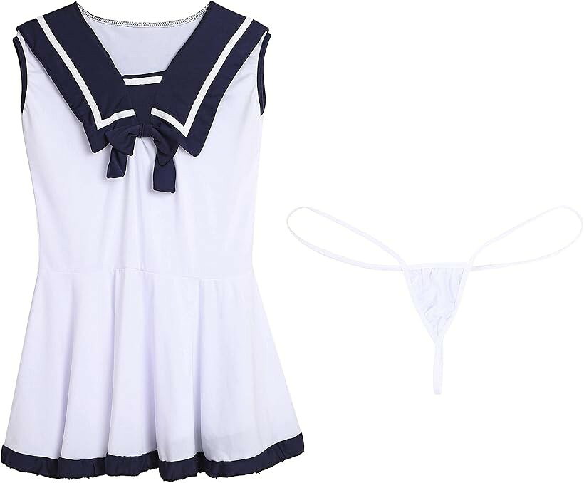 商品コード2b6l9rof60商品名3XL セーラー服風 ワンピース コスチュームブランドTOKYO GOODS MARKETカラーホワイト、ブルーサイズ等3XL・大きめサイズのセーラー服をイメージしたワンピース。・気軽に着られるワンピース...