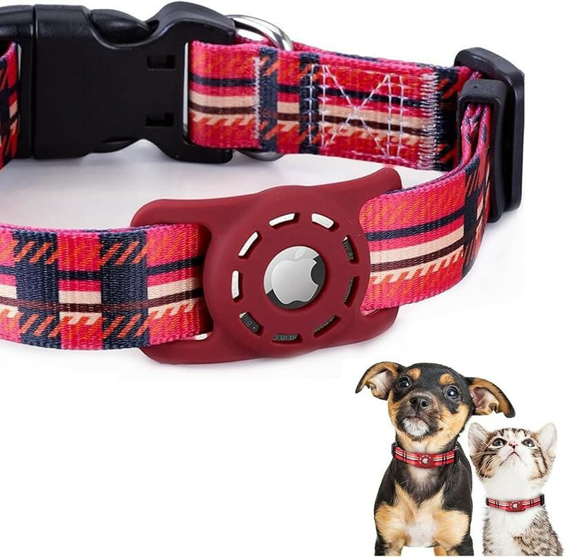 バリエーションコード : 2bjhq9i1lw商品コード2buu4ugx3q商品名犬用エアタグ首輪 猫 犬 ペット首輪 迷子 追跡 ペット用品 AirTagケースブランドmasamilkカラーチェックレッドサイズ等XSAirTagが装着でき...
