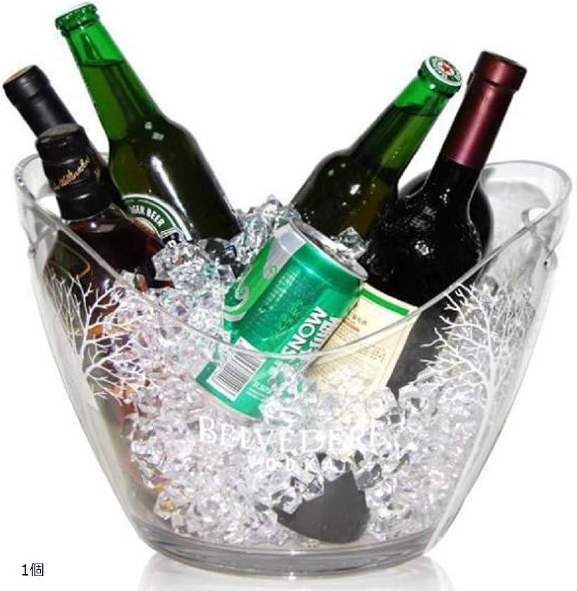 ・アクリル素材のお洒落なワインラックです。・大容量の8リットルサイズ＊標準サイズのワインボトル6本分の容量です。軽くて丈夫に作られていますのでご自宅やお店などの屋内やBBQなどの屋外でのご使用にも便利です。・赤ワイン・白ワイン・シャンパン・...