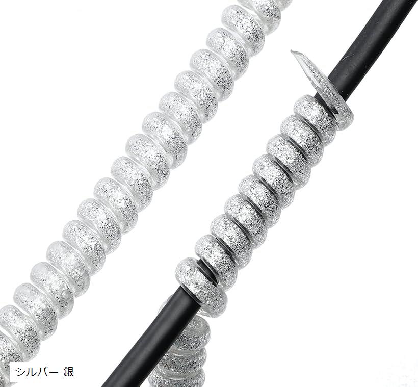 ・パソコンや家電などの雑多になっている配線を収束させることに最適です。。 ドレスアップすることによって印象がだいぶ変わります.. 自分だけの装飾やデコレーションにオススメです！！︎ 部屋のワンポイントにどうぞ..・大径ですので、巻き付けるの...