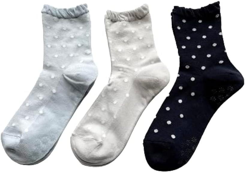 「サイズ」22-25cm、3足セット、色はお任せください。「素材」綿・アクリル・ポリエステル・ナイロン・ポリウレタン、＊足底に滑り止めが付いています。フローリングの上でも安心です。メッシュ編、上質な綿混素材で快適な履き心地。心地よい肌触り。...