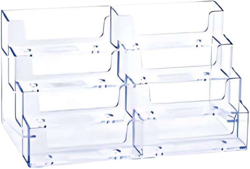 「スッキリと収納展示。」 ショップカードや名刺をすっきり収納できる、クリアなデザインの名刺スタンド。階段状の仕切りで名刺が見やすく、整理整頓も簡単です。「取り出しやすい階段式」 段差のあるデザインで、奥のカードも一目瞭然。 使いたい名刺やカ...