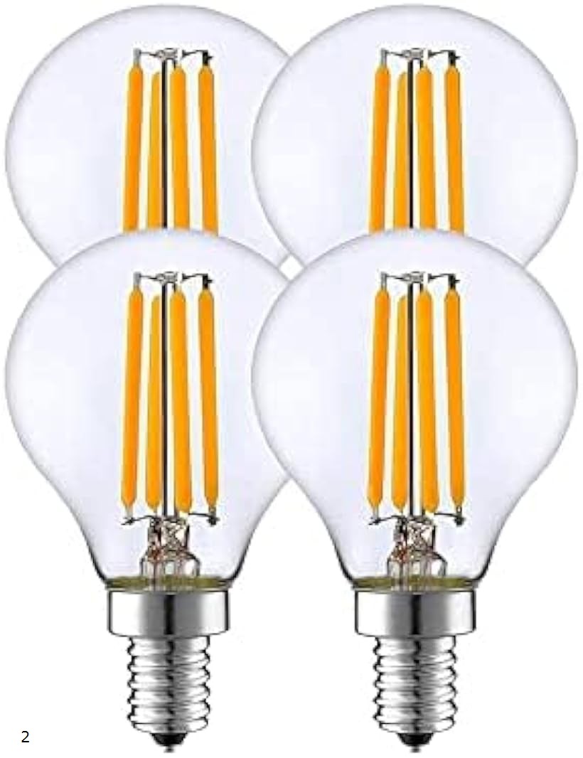 商品サイズ(cm):直径約45mm x高さ約80mm。LEDフィラメント電球、E14口金 4WこのLED電球は高品質クリアガラスとフィラメントチップを採用し、360度まで照射できます。フィラメント電球は明るいだけではなく、きれいな落ち着いた...