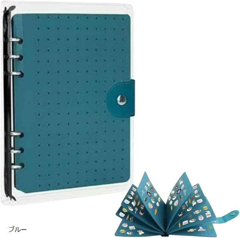 「透明カバー」透明PVCカバーがコレクションを保護しつつ見映え良く展示。防水・防塵・擦れ対策としてはもちろんのこと、表紙を自由にデコれるので日常使いを楽しめます。「大容量350個」中身のシート素材は柔軟性の高いフェルト生地を使用しており、コ...