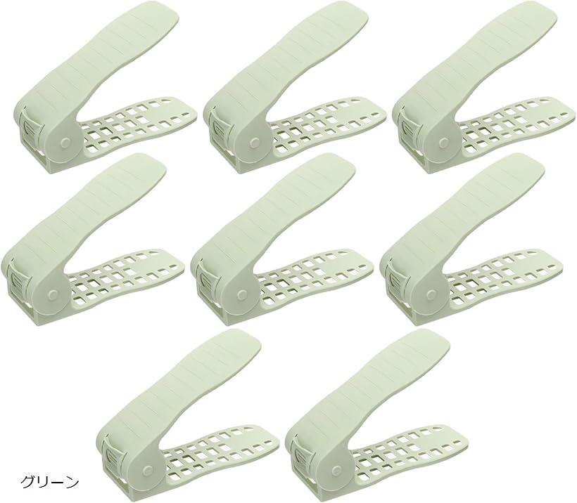 「靴箱や棚の有効活用」靴箱や棚のスペースを有効活用し、省スペースで靴の収納ができます。下駄箱内のスペースを最適に利用し、整理整頓が可能です。使い終わった後も靴が見えやすく、場所や時間の節約に貢献。幅広い用途で家庭用や公共用に最適なコンパクト...